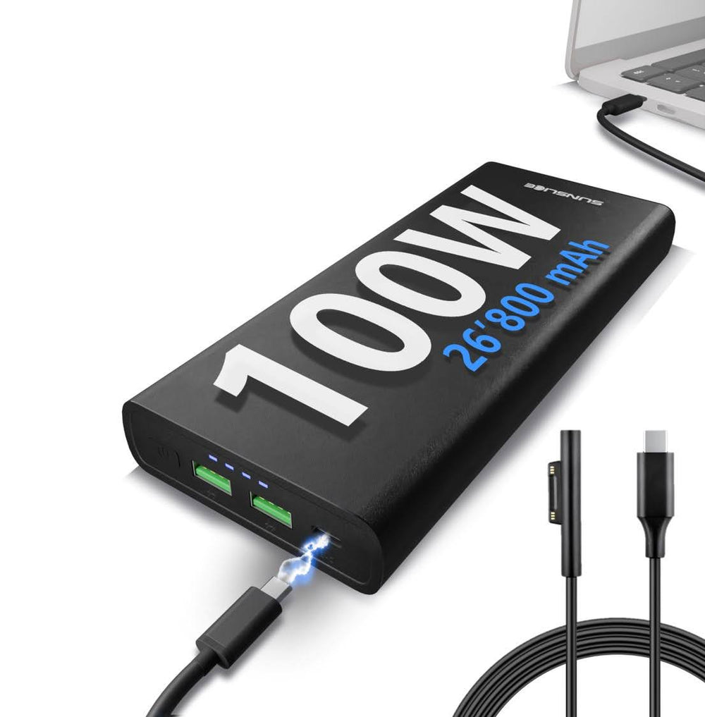 Power bank for laptop - Gravity 100 | Sunslice