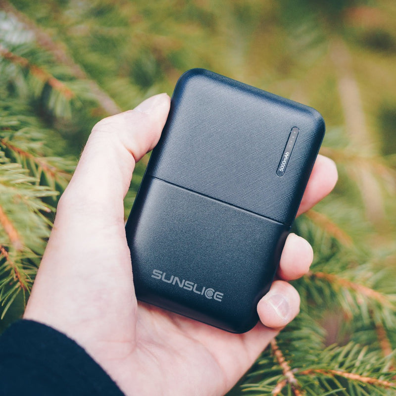 Power Bank 5000 mAh for iPhone, Samsung, Xiaomi - Gravity 5 | Sunslice