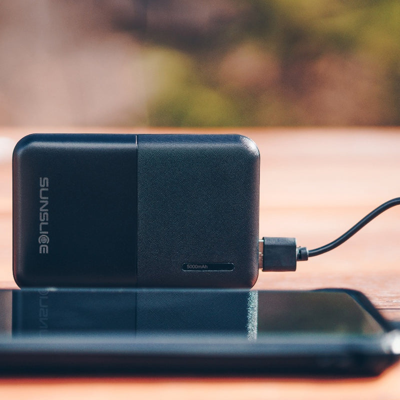 Power Bank 5000 mAh for iPhone, Samsung, Xiaomi - Gravity 5 | Sunslice